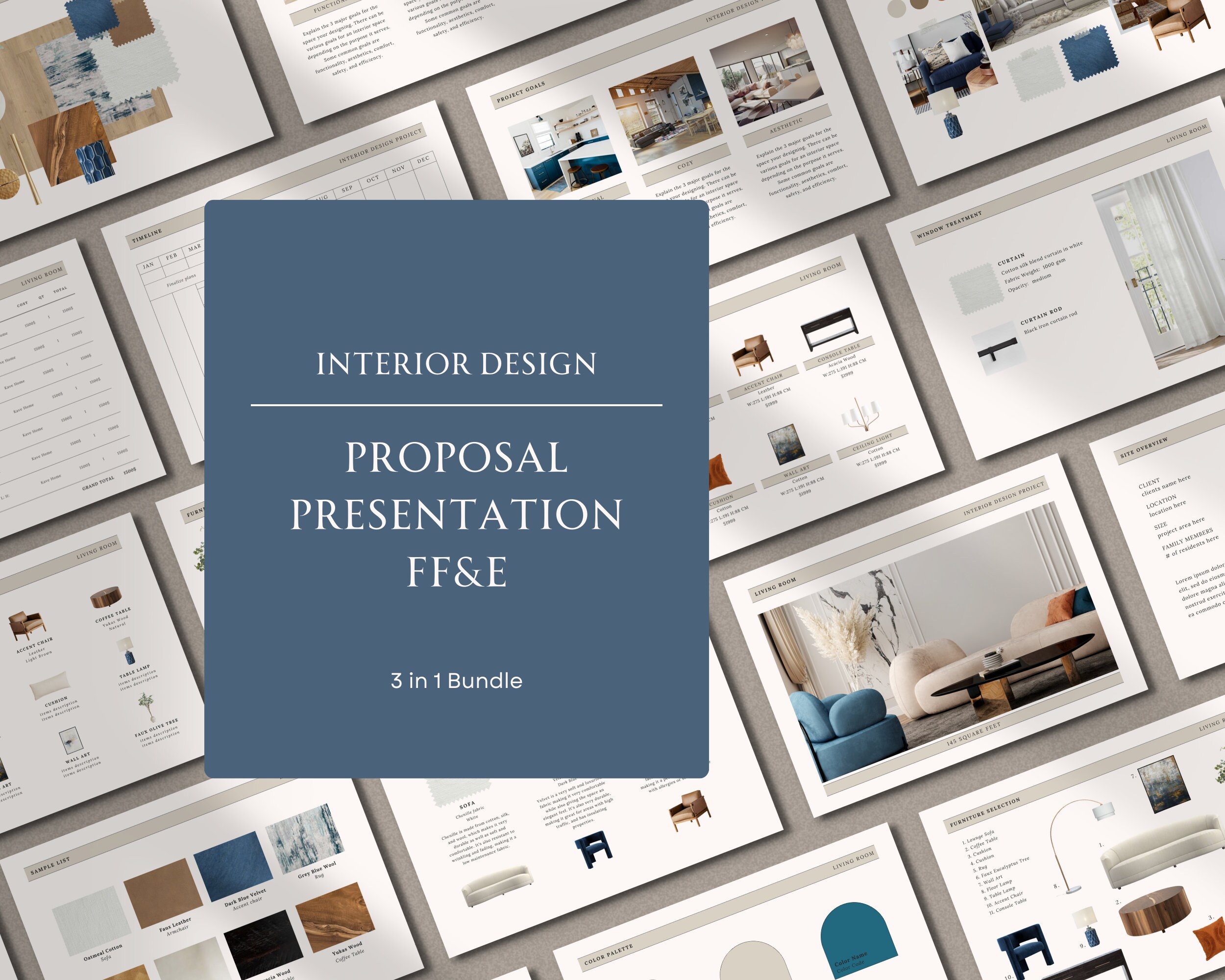 Interior Design Bundle Interior Design Proposal Interior Design Client ...