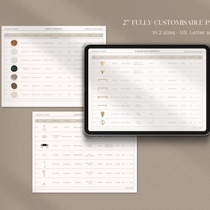 Interior Design Furniture, Finishes and Fixtures Schedule Template for ...