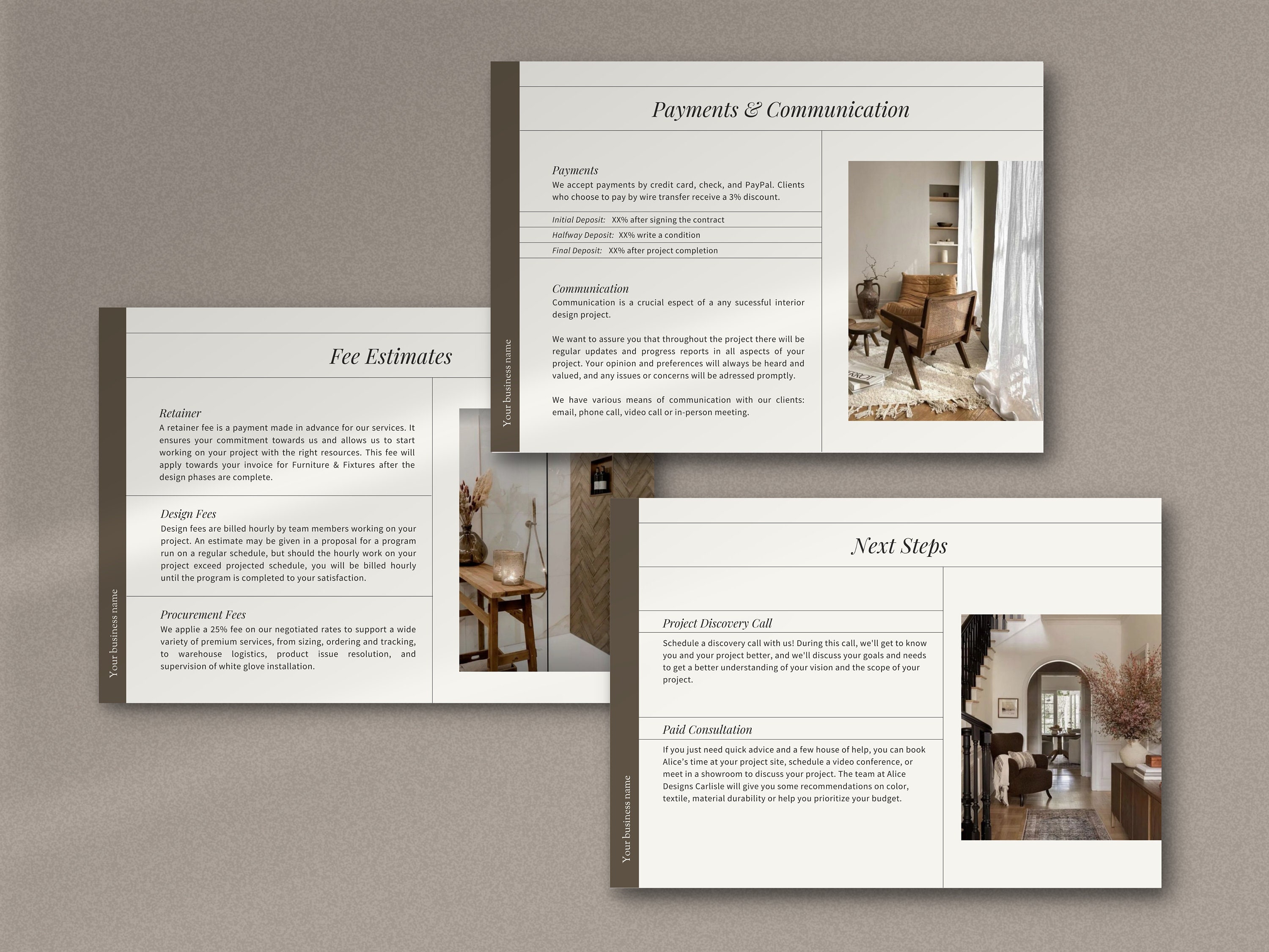 Interior Design Investment Guide Template | Interior Design Services ...