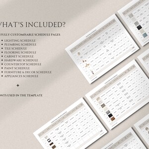 FF&E Schedule | Excel, Canva and Sheets | Furniture, Fixture and ...