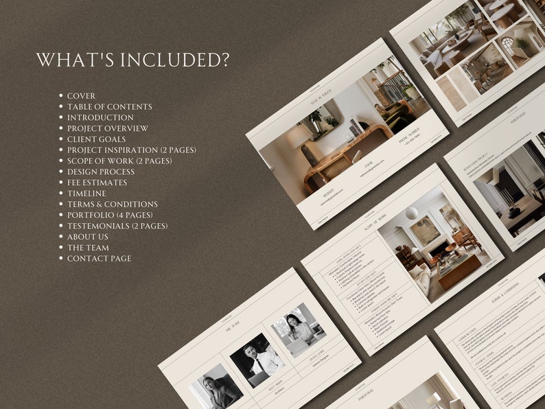 Interior Design Proposal Template Interior Design Presentation Project ...