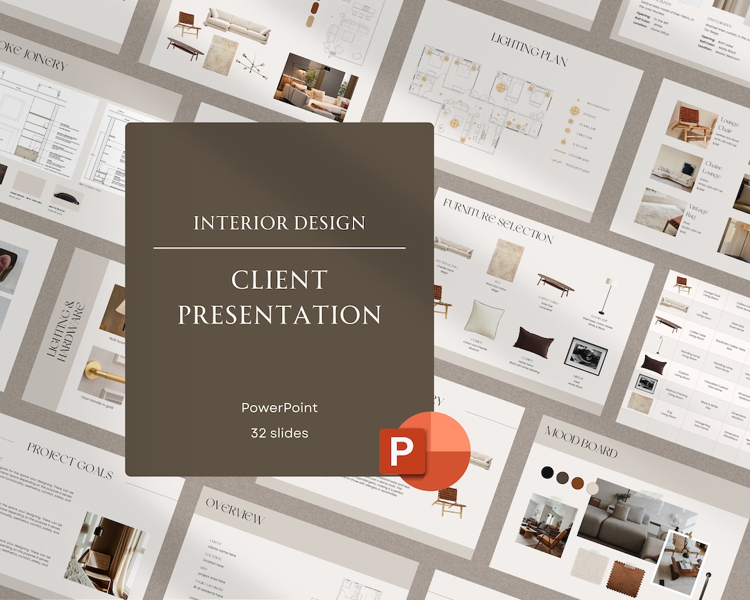Interior Design Client Presentation Interior Design Powerpoint Design ...