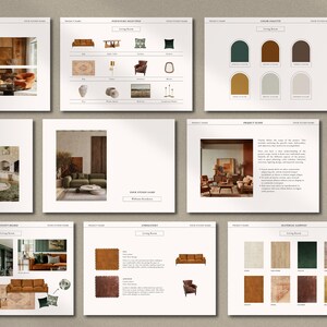 Interior Design Client Presentation and FF&E Schedule Bundle | Interior ...