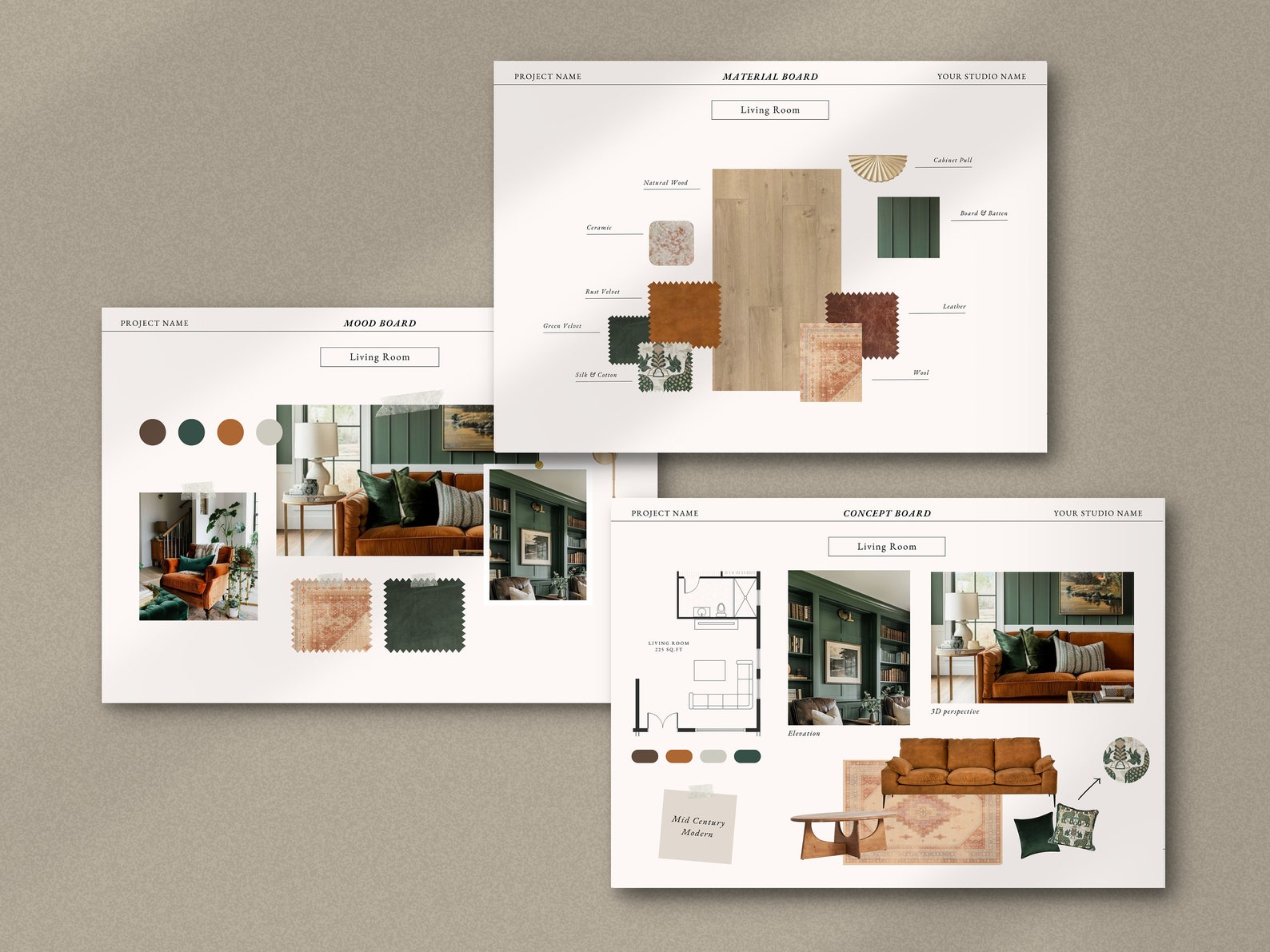 Interior Design Client Presentation and FF&E Schedule Bundle | Interior ...
