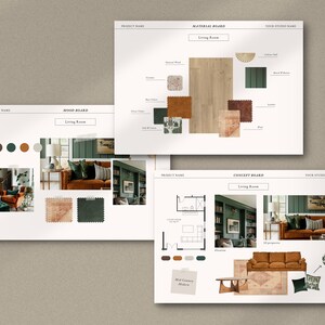 Interior Design Client Presentation and FF&E Schedule Bundle | Interior ...