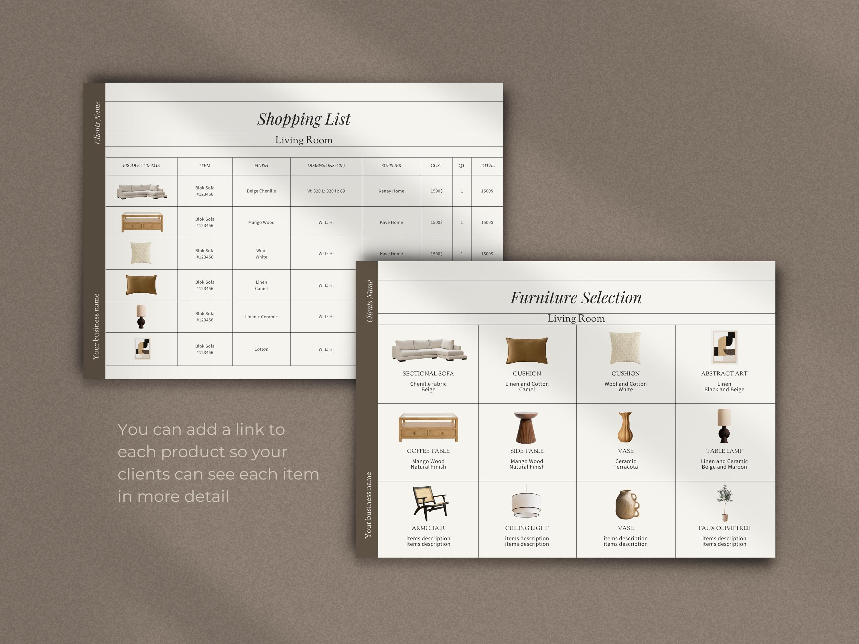 Interior Design Presentation | Interior Design Project Template ...