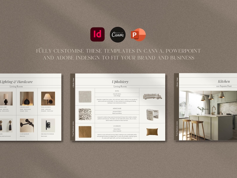 Interior Design Presentation | Interior Design Project Template | Client Presentation | Canva ...