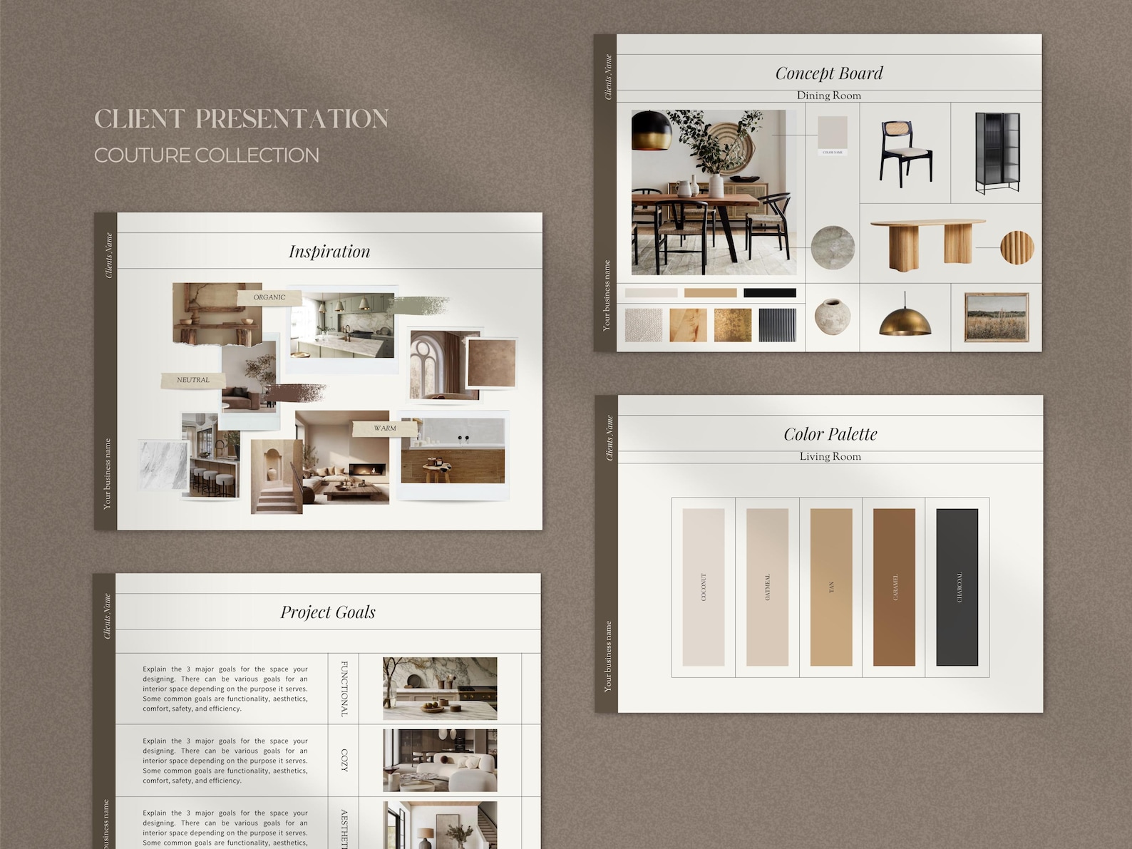 Interior Design Presentation | Interior Design Project Template ...