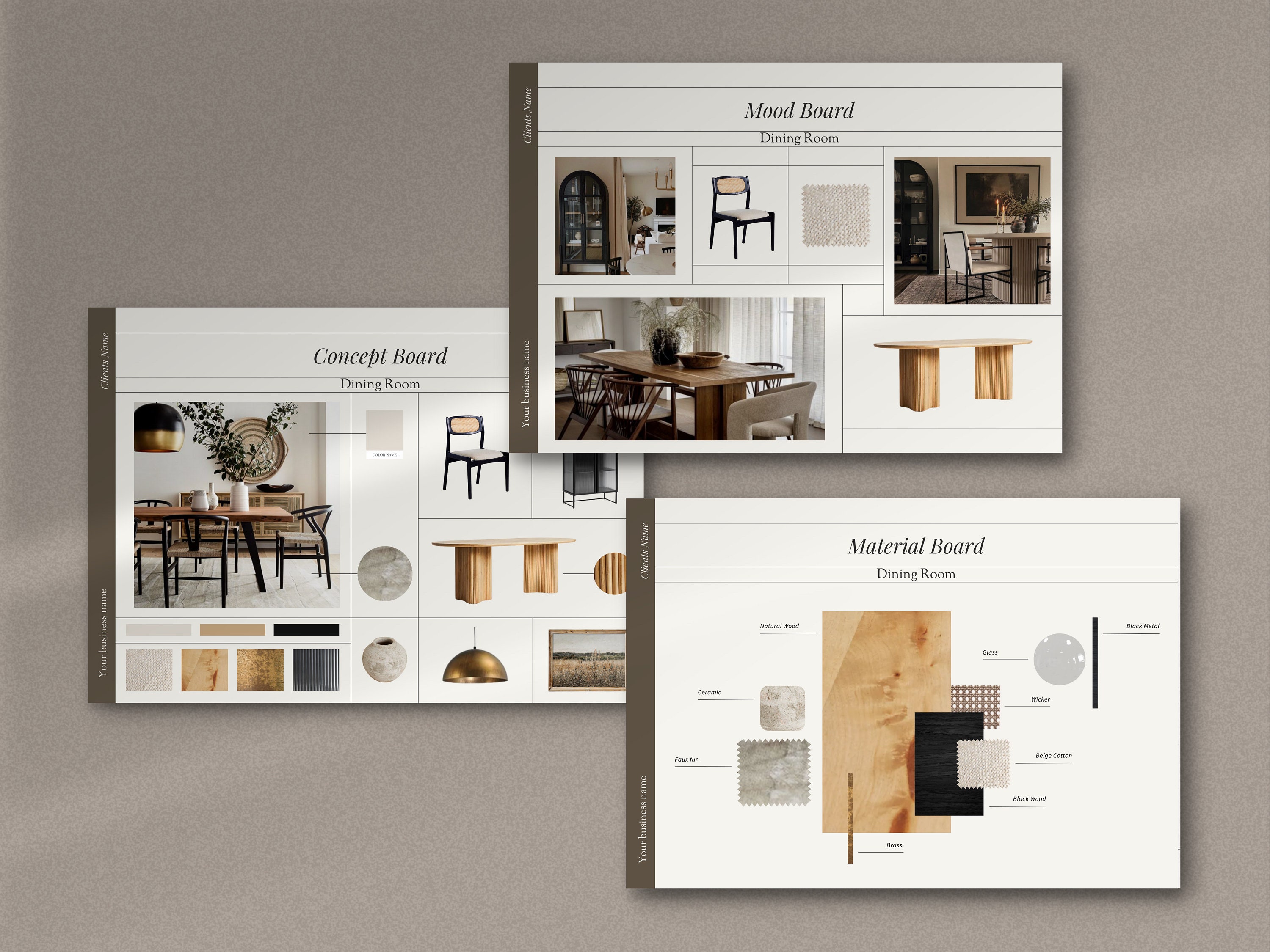 Interior Design Presentation Interior Design Project Template Client ...