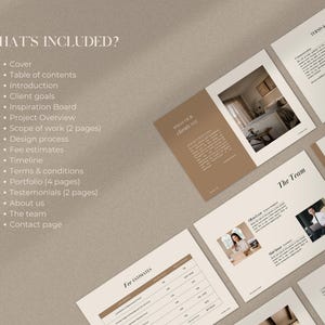 Interior Design Proposal Template | Project Proposal Template for ...