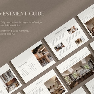 Interior Design Bundle | Investment Guide | Interior Design Proposal ...
