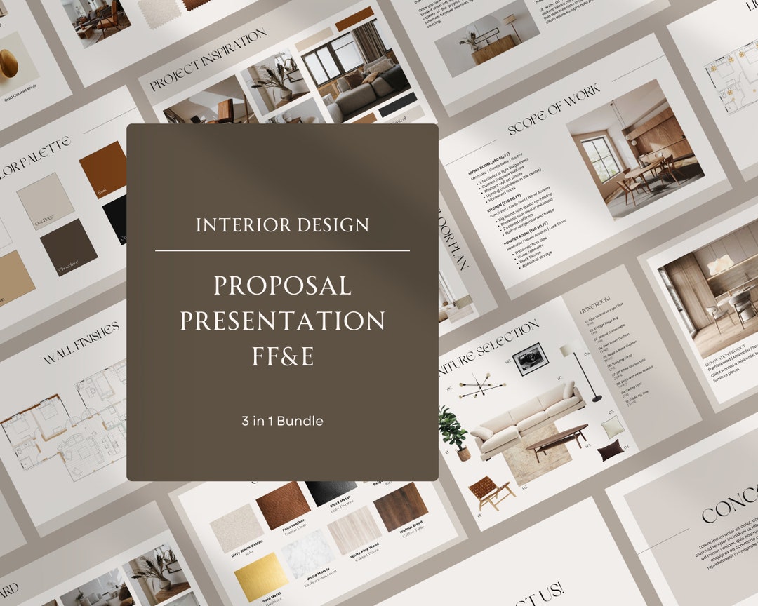 Interior Design Bundle Interior Design Proposal Interior Design Client ...