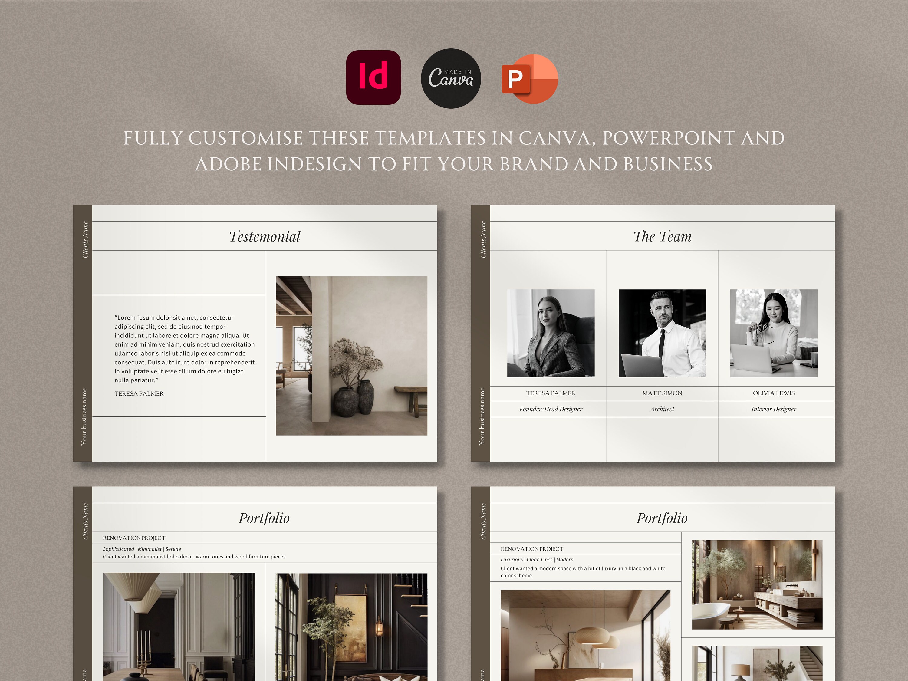 Interior Design Proposal Interior Design Presentation Project Proposal ...