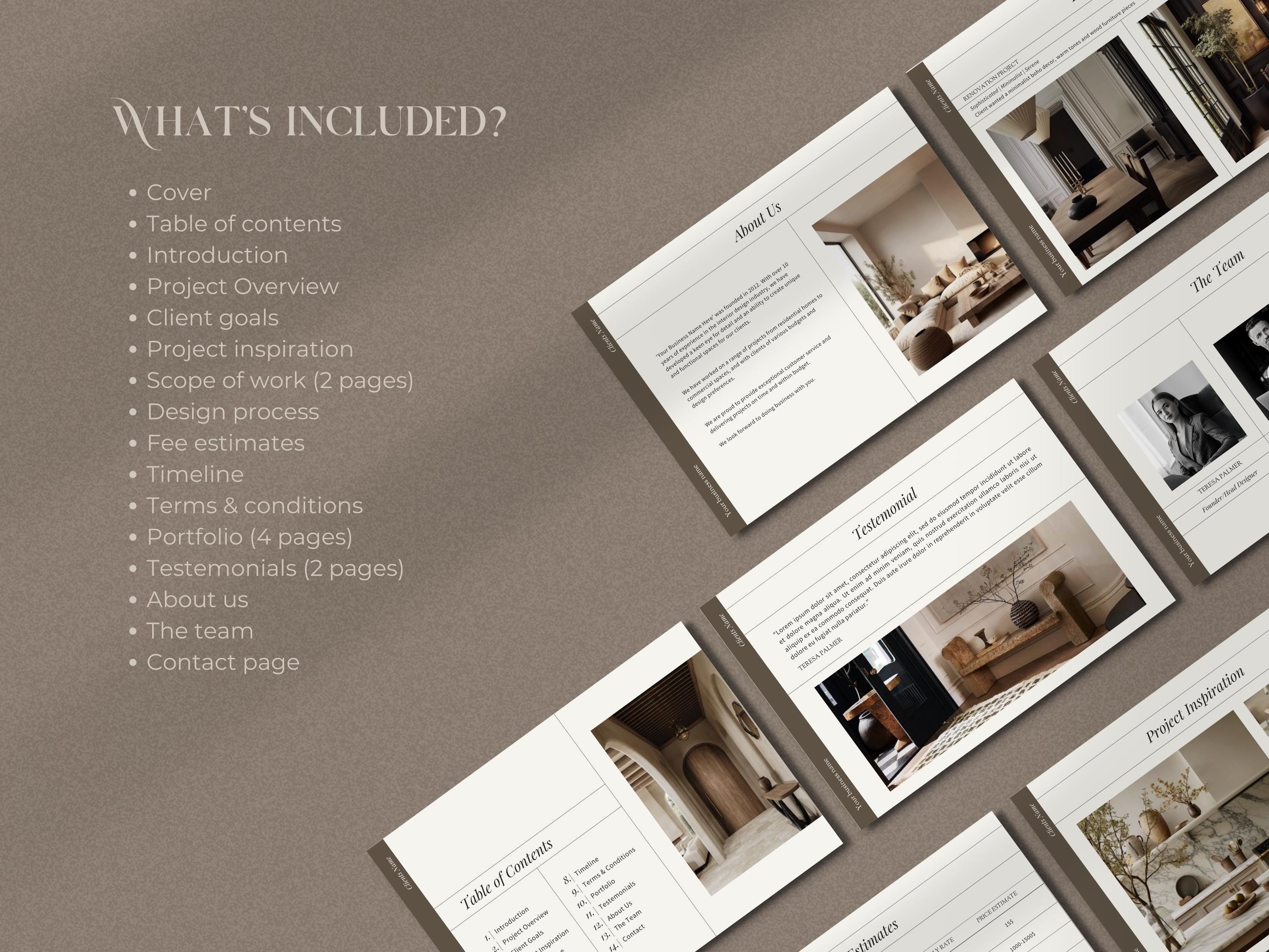 Interior Design Proposal | Interior Design Presentation | Project ...