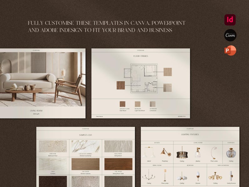 Interior Design Presentation | Interior Design Project Template ...