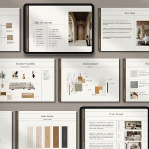 Interior Design Presentation | Interior Design Project Template ...