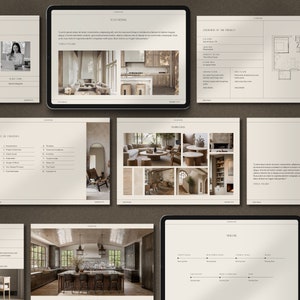 Interior Design Bundle | Interior Design Presentation Template ...