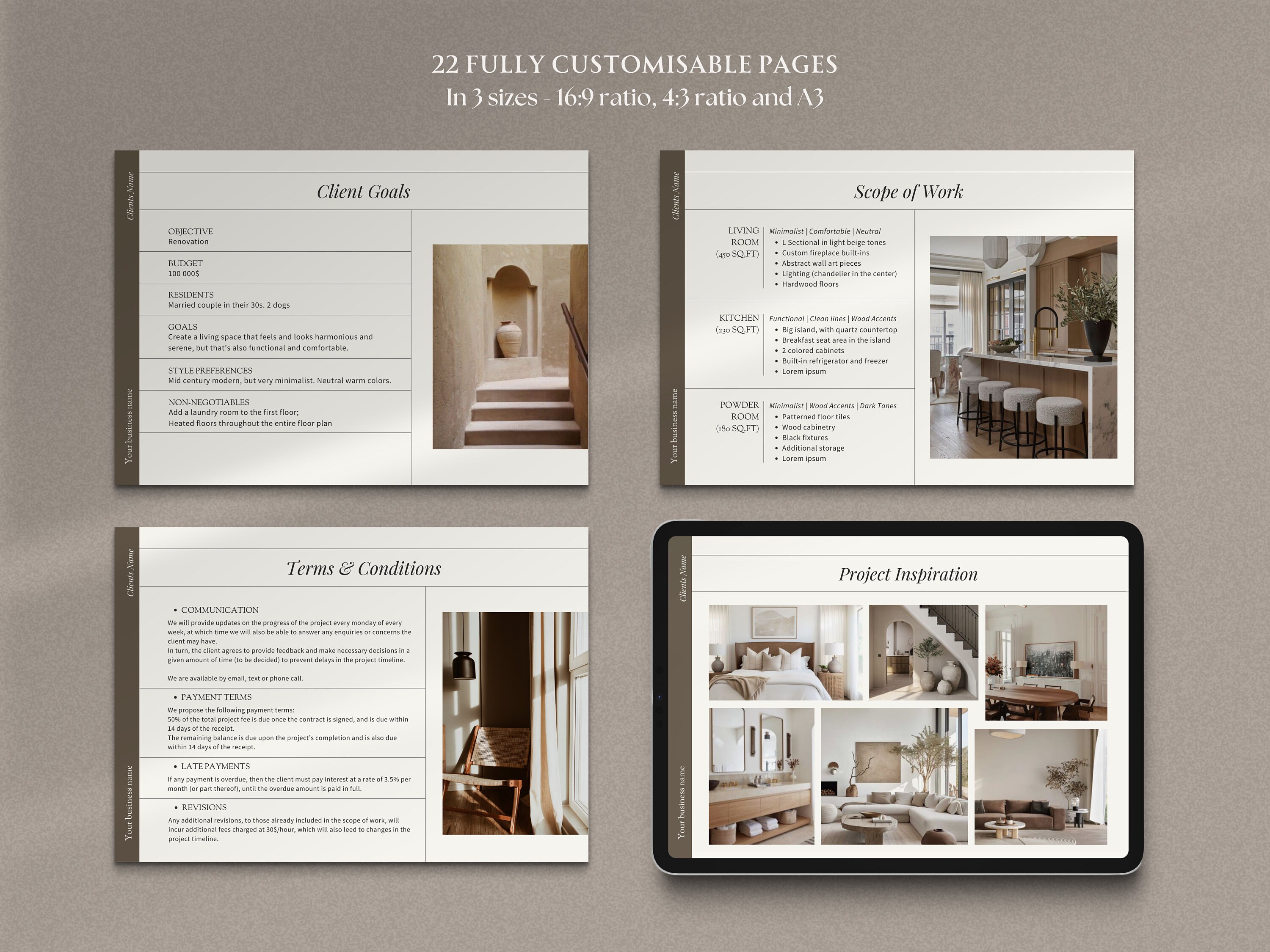 Interior Design Proposal Interior Design Presentation Project Proposal ...