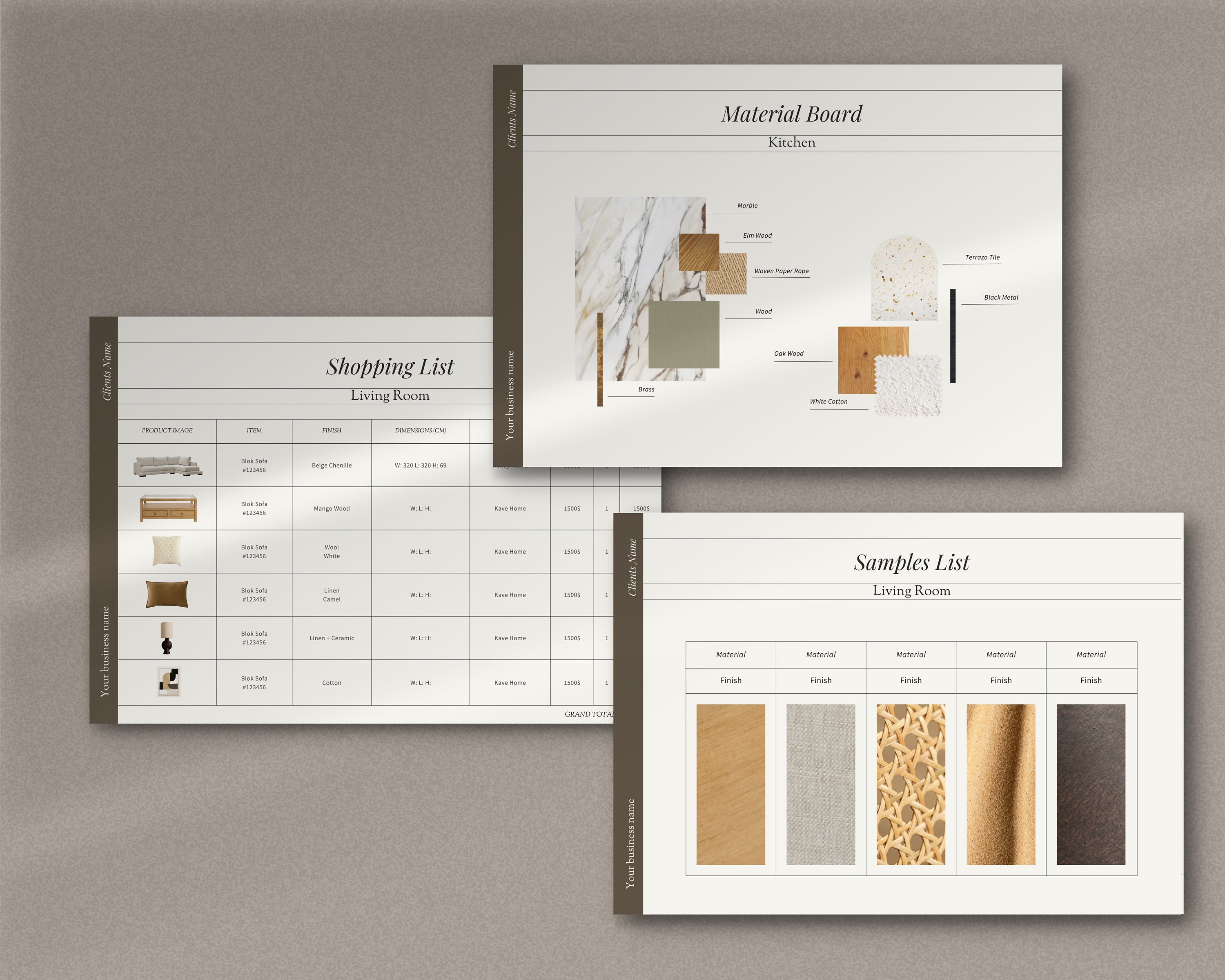 Interior Design Bundle Interior Design Presentation Template Interior ...