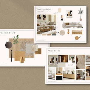Interior Design Client Presentation and FF&E Schedule Bundle | Interior ...