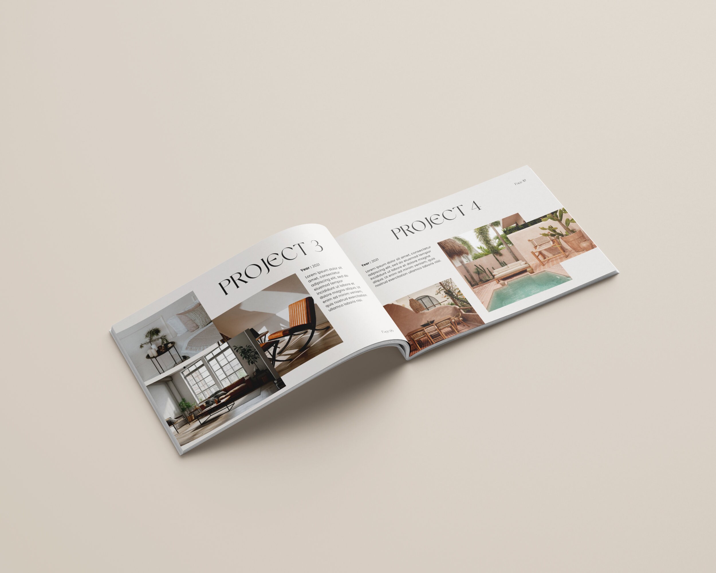 Interior Design Portfolio Canva Template Interior Design Catalog ...