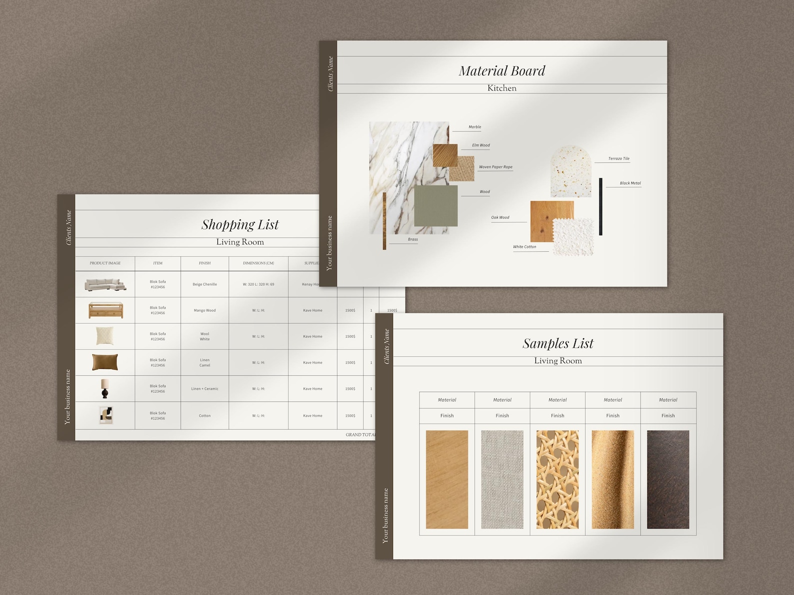 Interior Design Bundle | Interior Design Presentation Template ...