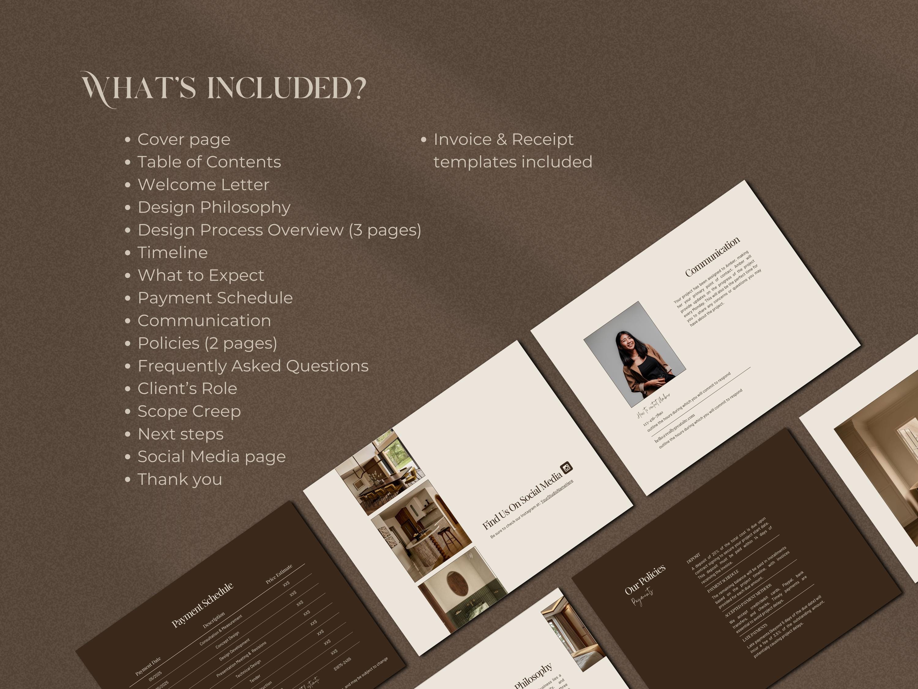 Interior Design Welcome Guide Template | Interior Design Welcome Packet ...