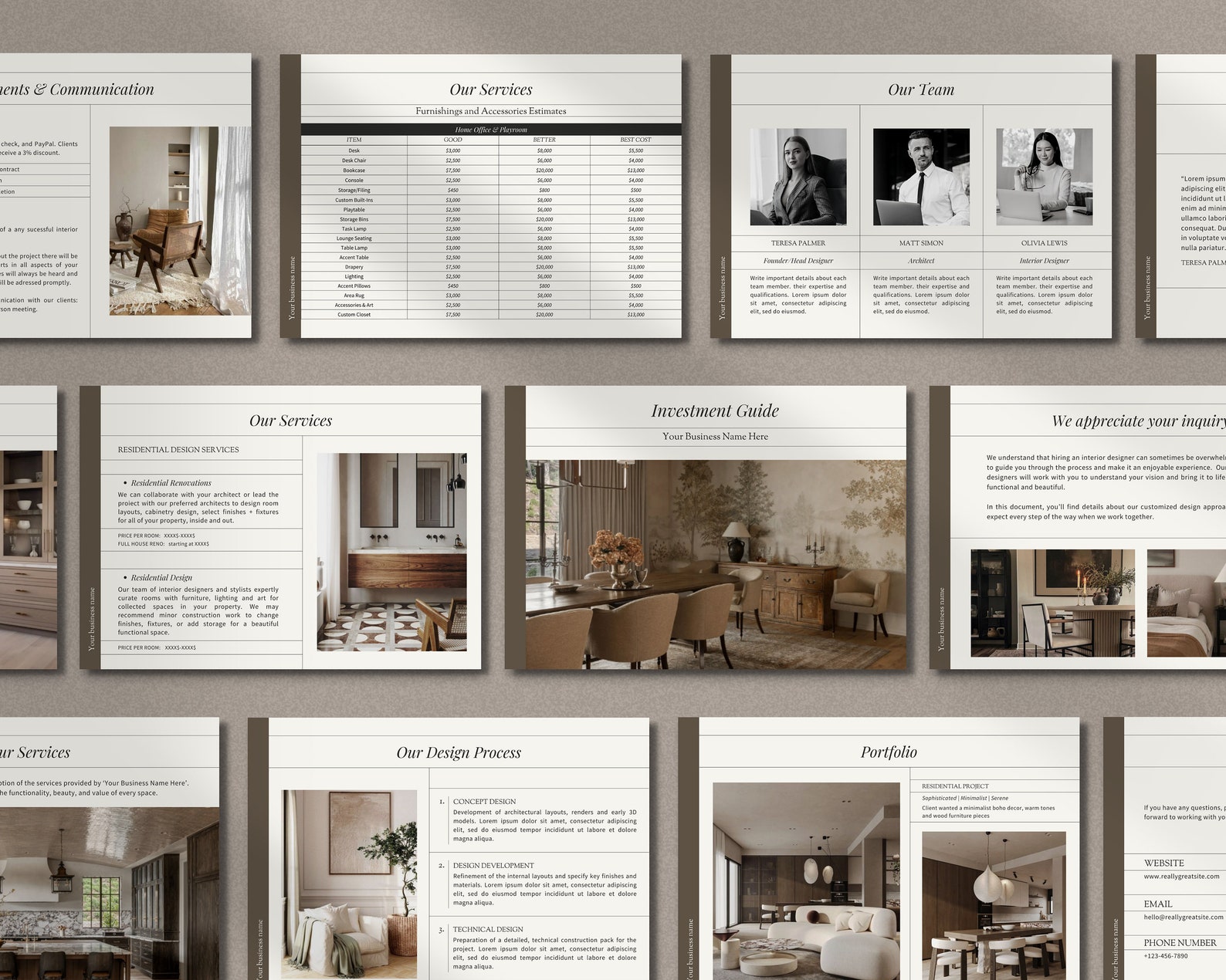 Interior Design Bundle Investment Guide Interior Design Proposal ...