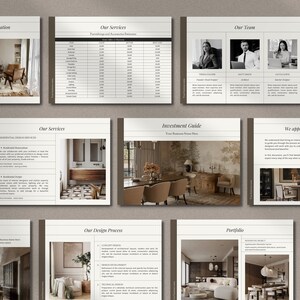 Interior Design Bundle | Investment Guide | Interior Design Proposal ...