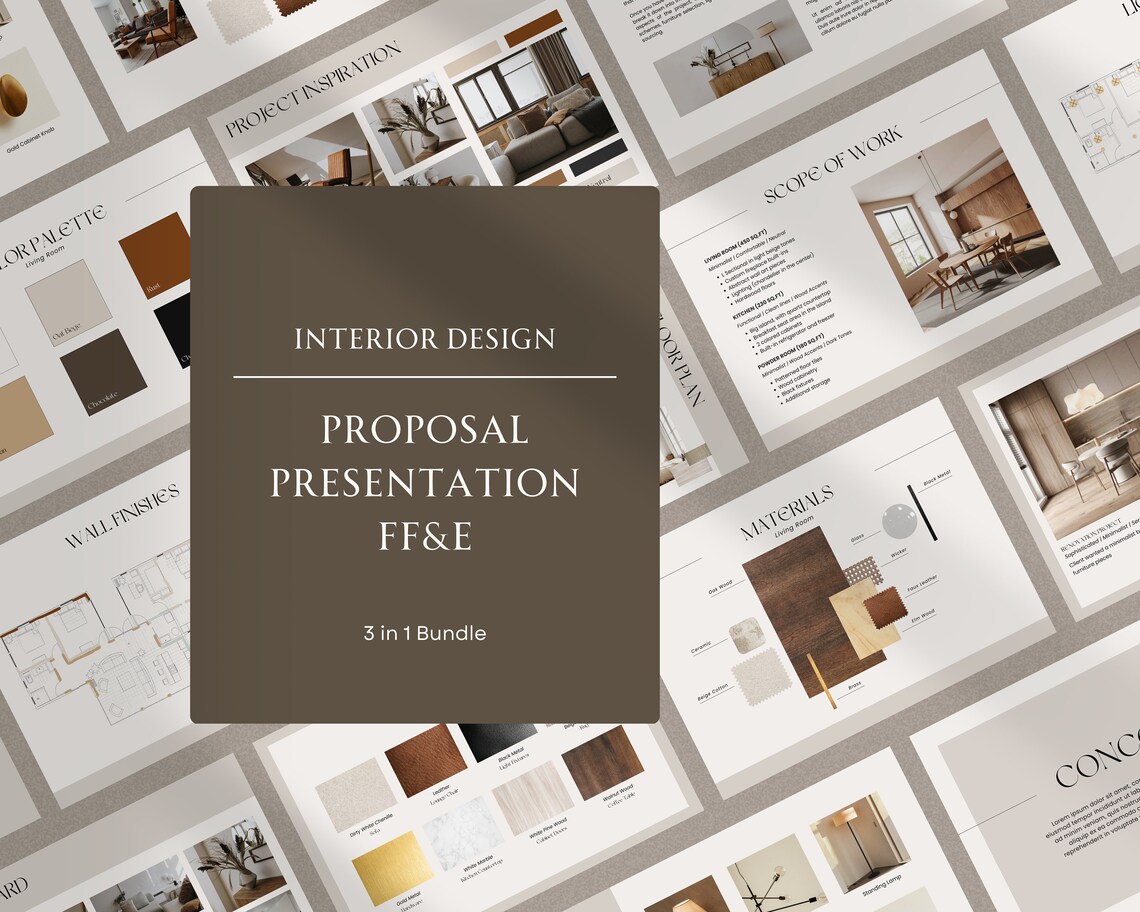 Interior Design Bundle Interior Design Proposal Interior Design Client ...