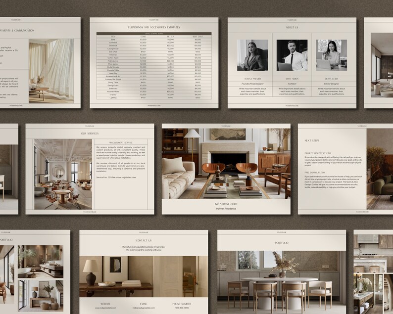 Interior Design Bundle Investment Guide Interior Design Proposal ...