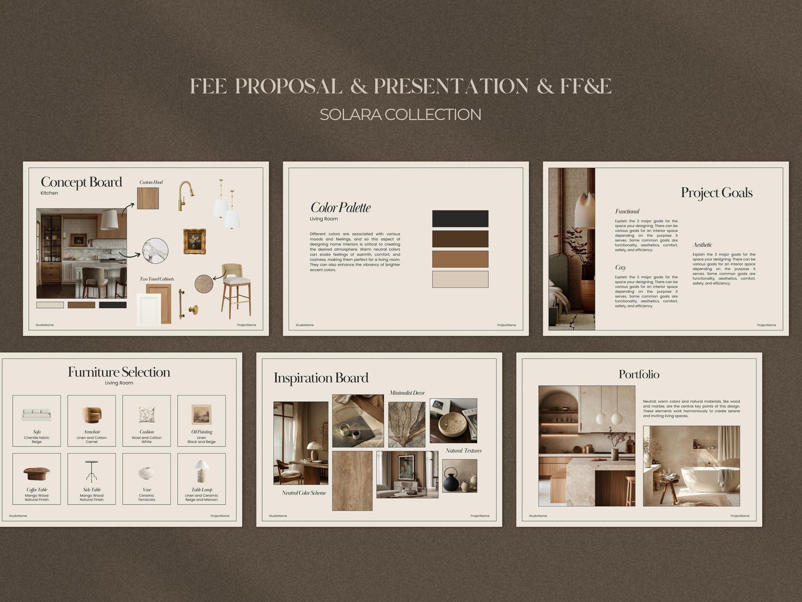 Interior Design Bundle | Interior Design Presentation Template ...