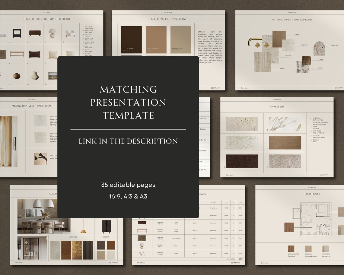 FF&E Schedule Interior Design Furniture, Fixtures and Finishes Schedule ...