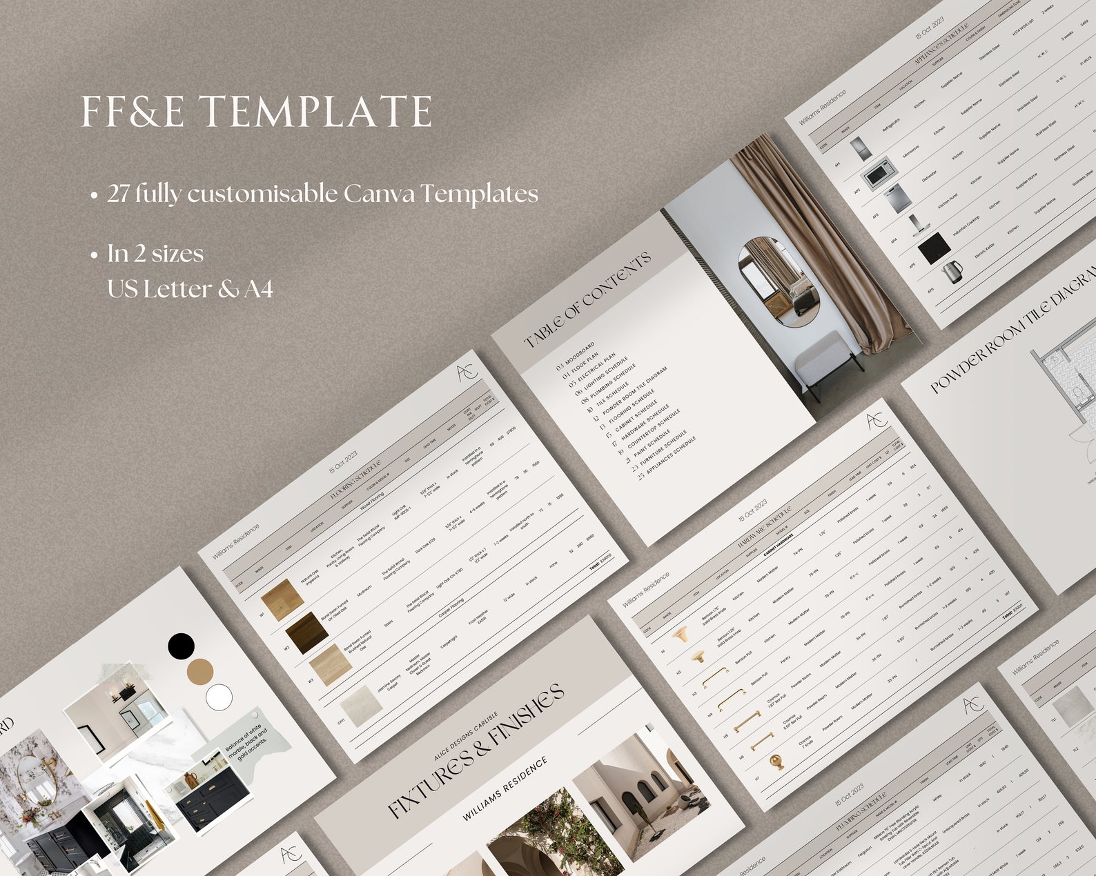 Interior Design Bundle Interior Design Proposal Interior Design Client ...