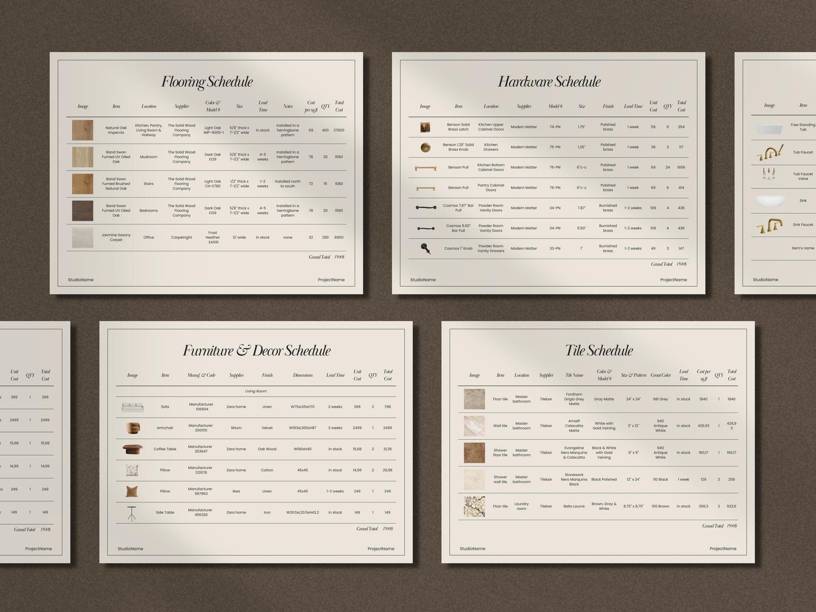 Interior Design Bundle | Interior Design Presentation Template ...