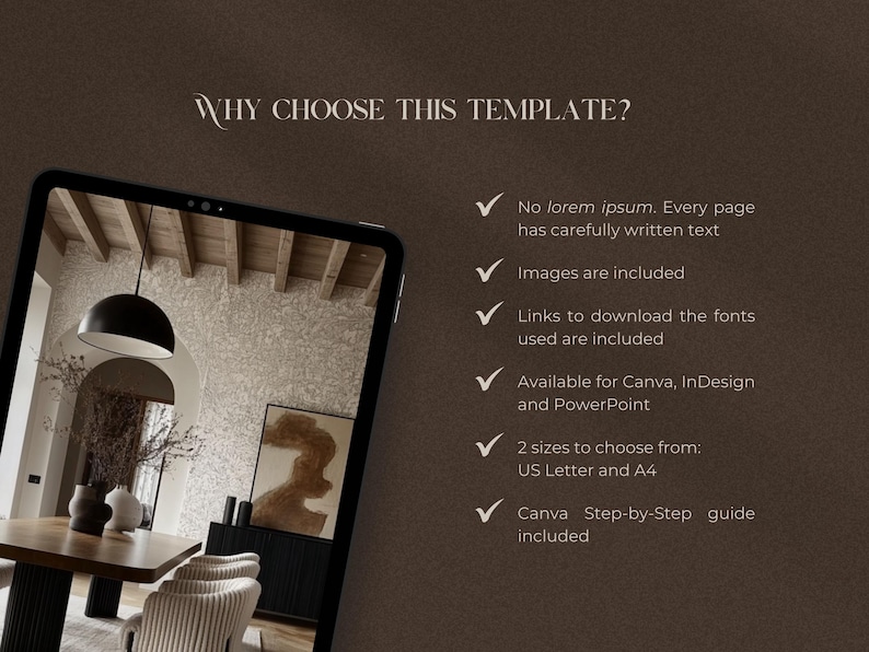 Interior Design Goodbye Packet Template | Interior Design Client ...