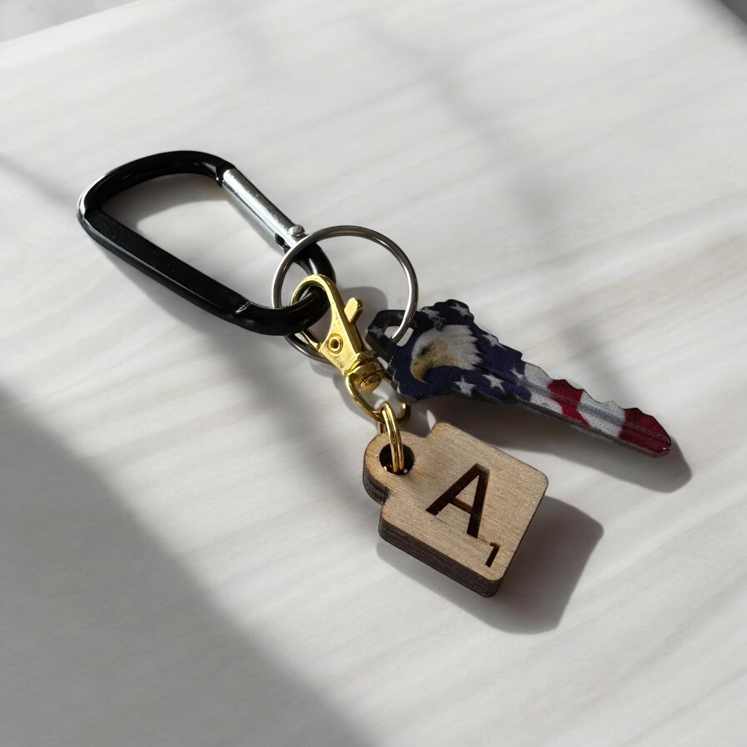 Personalized Scrabble Tile Keychain, Custom Name Keychain, Retro Game ...