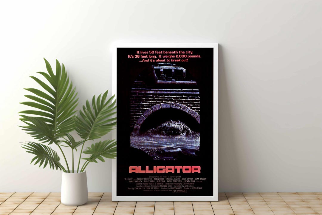 Digital Poster Alligator Horror Cult Film Download - Etsy