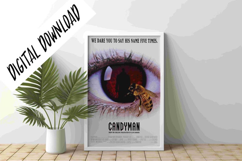 Digital Poster Candyman 1992 Horror Cult Film Download - Etsy