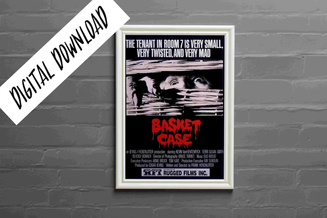 Digital Poster Basket Case Horror Cult Film Download - Etsy