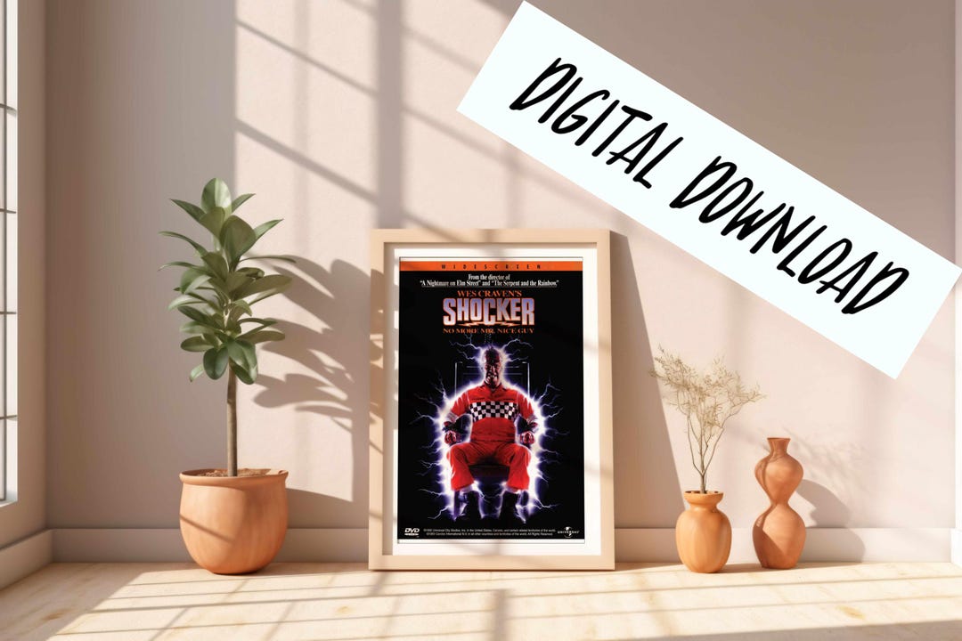 Digital Poster Shocker Horror Cult Wes Craven Film - Etsy