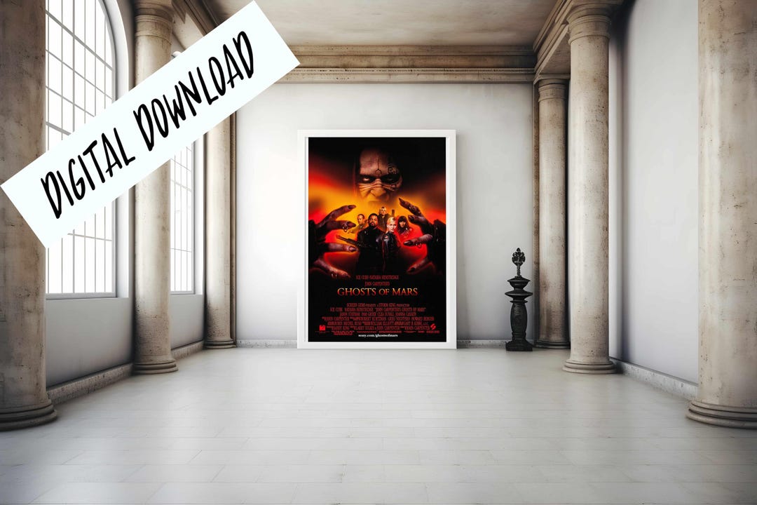 Digital Poster Ghosts of Mars Horror Sci Fi Carpenter Cult Film ...
