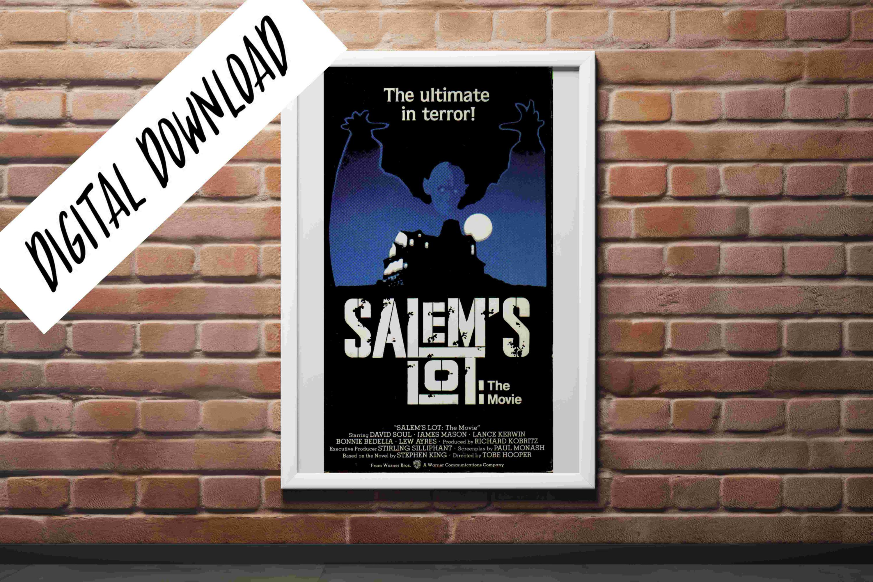 Digital Poster Salem's Lot Horror Cult Film Download - Etsy