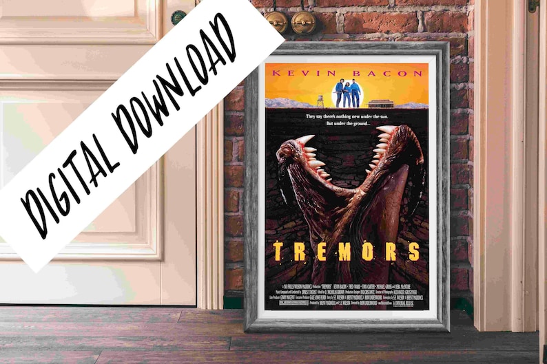 Digital Poster Tremors 1990 Horror Cult Film Download - Etsy