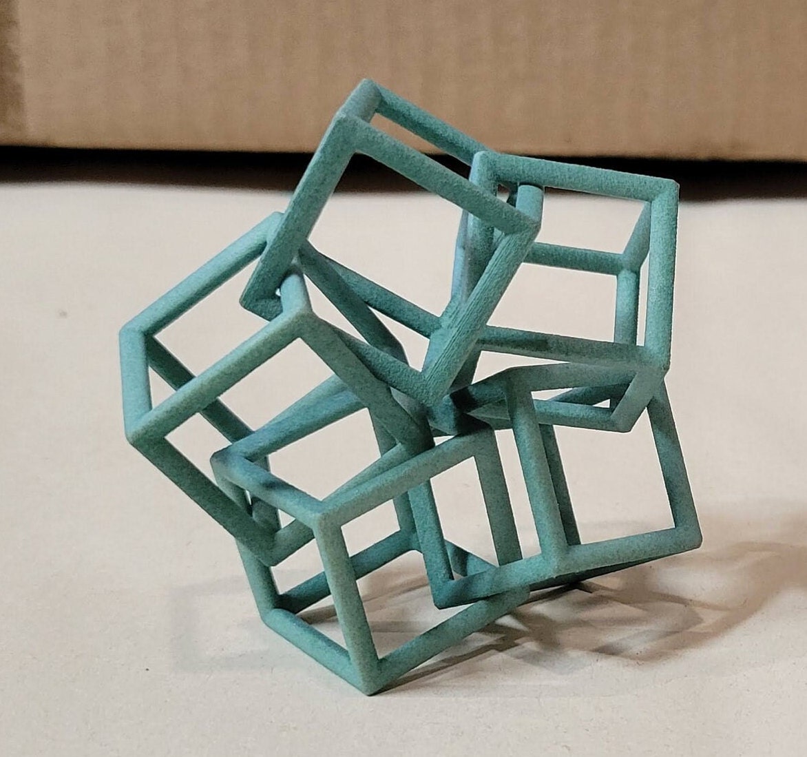 Early 2000s MIT 3D Printed Connected Cubes - Etsy