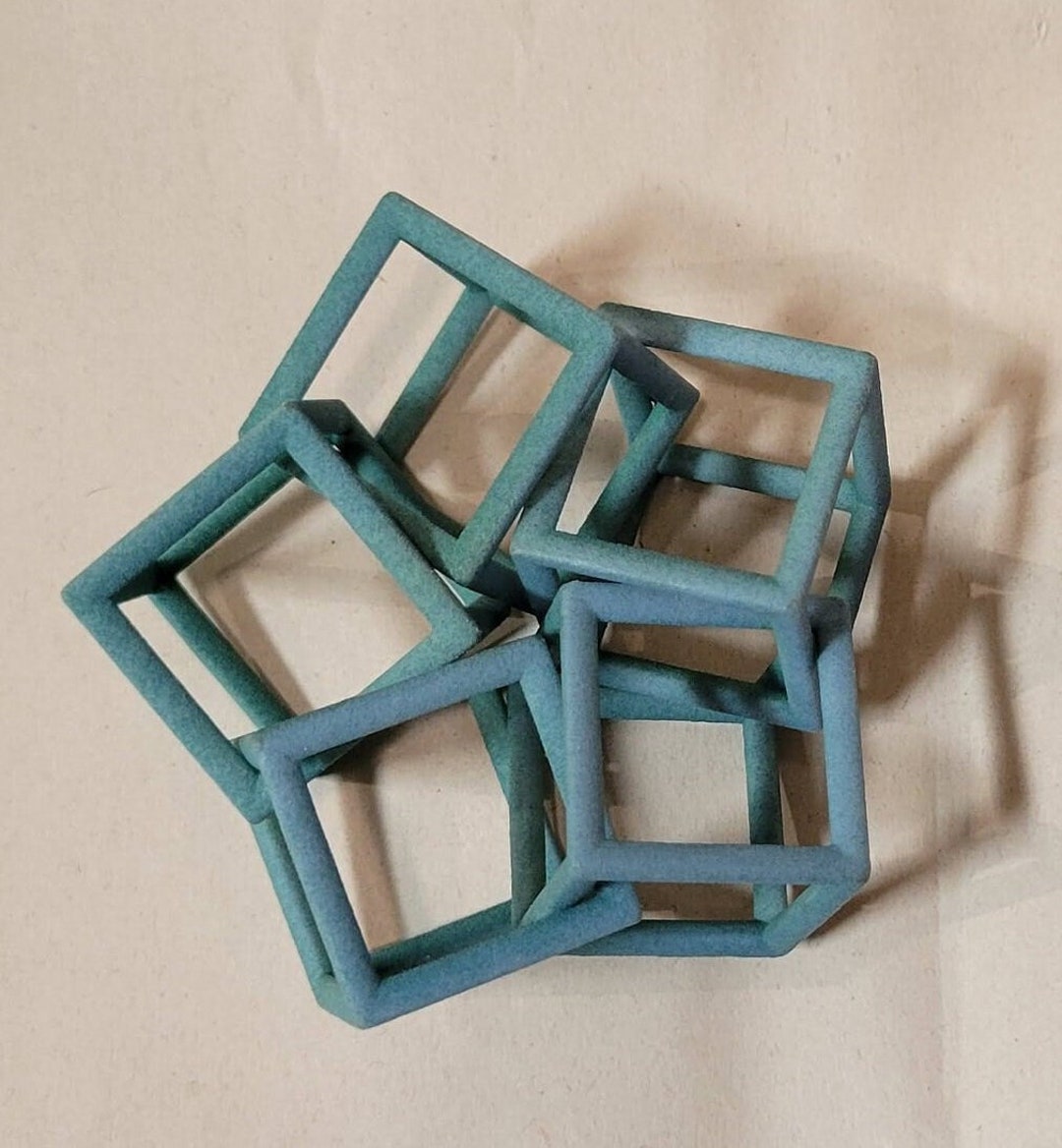 Early 2000s MIT 3D Printed Connected Cubes - Etsy