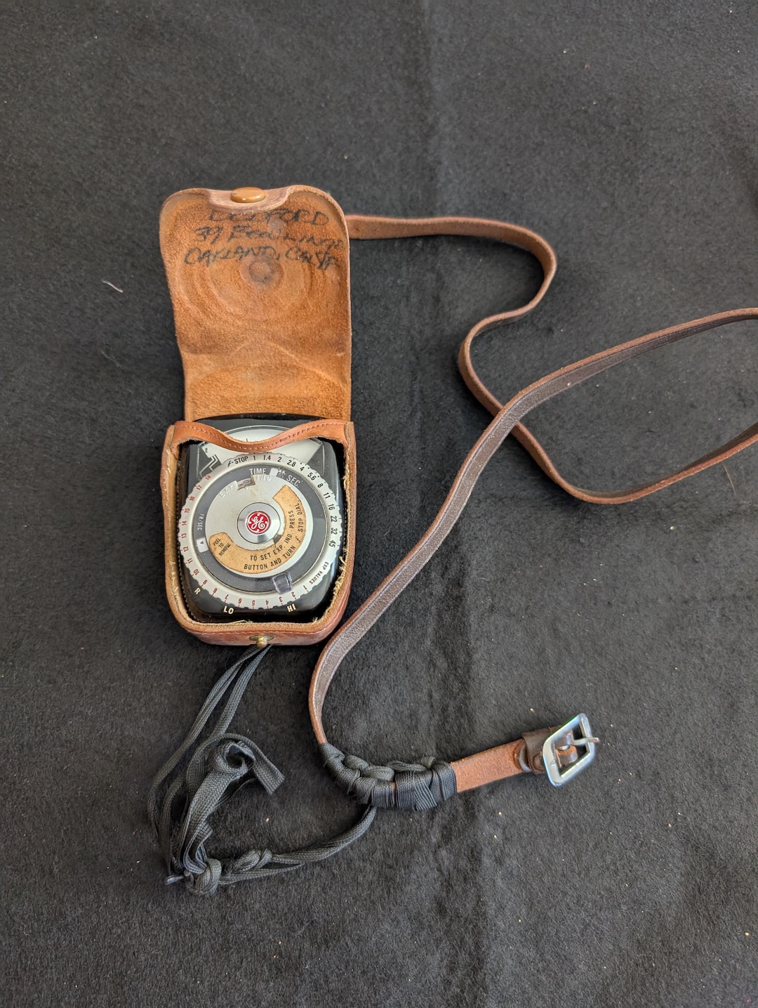 GE Light Meter With Leather Case, Exposure Meter Type PR-2 - Etsy