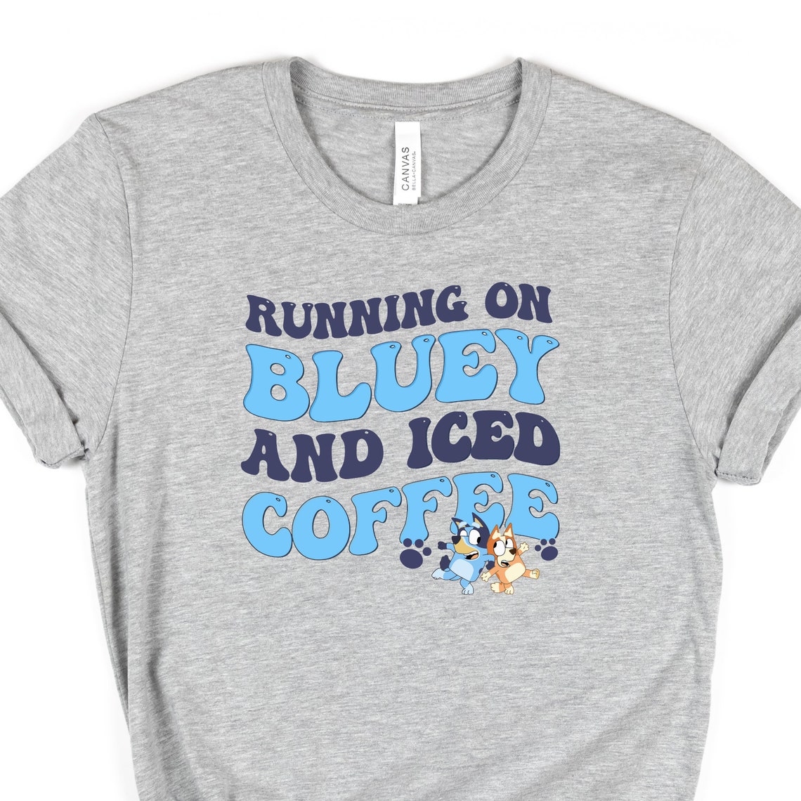 Bluey and Iced Coffee - Etsy