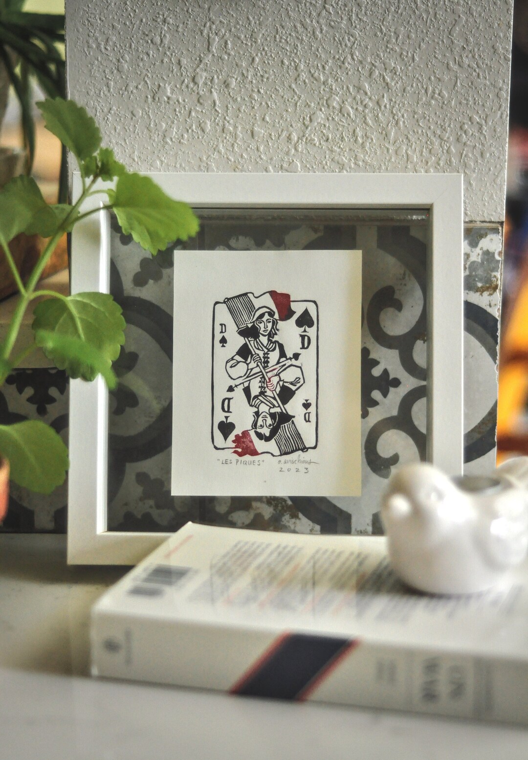Les Piques Original Linocut Print, French Revolution Inspired - Etsy
