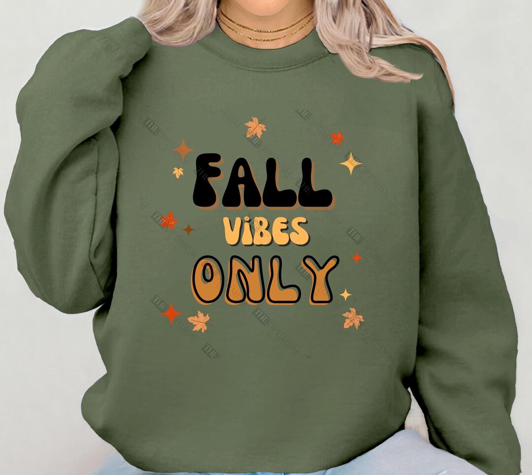 Fall Vibes Only Svg PNG, Fall Leaves Svg, Vibes Svg, Cozy Fall Vibes ...